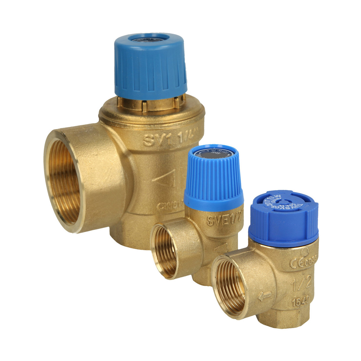 Safety valves for drinking water