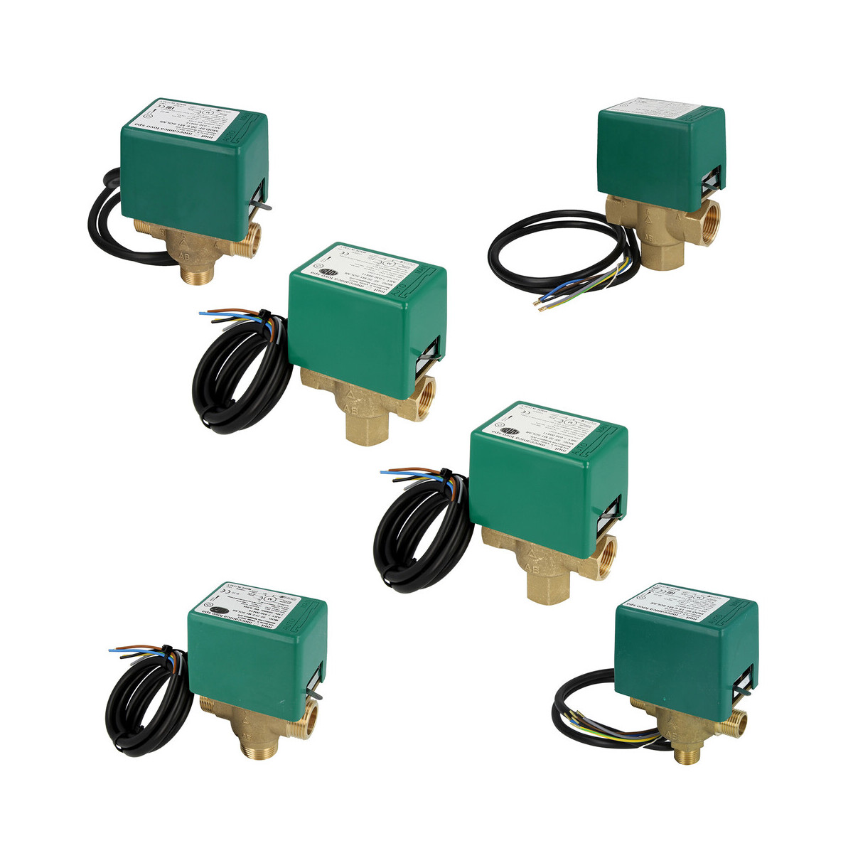 3-way zone valves with auxiliary switches