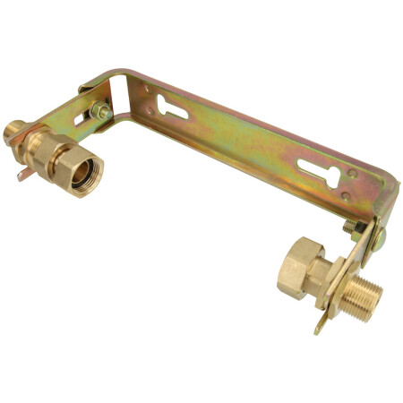 Water meter bracket - horizontal, galv. adjustable, Qn 2,5 m³/h-1" x
